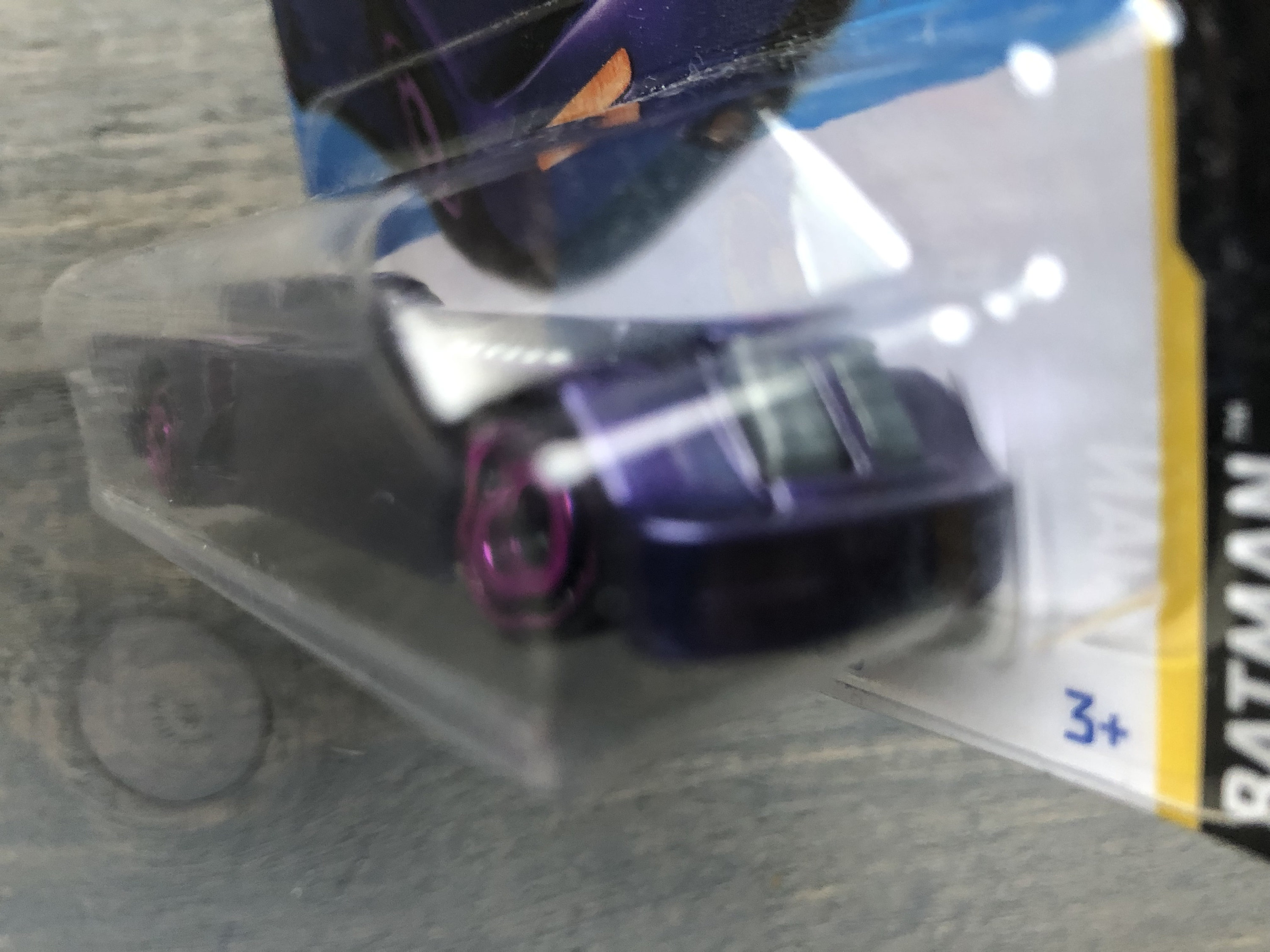 Batman Batmobile Purple Mattel HOT WHEELS Batman Animated Series ...