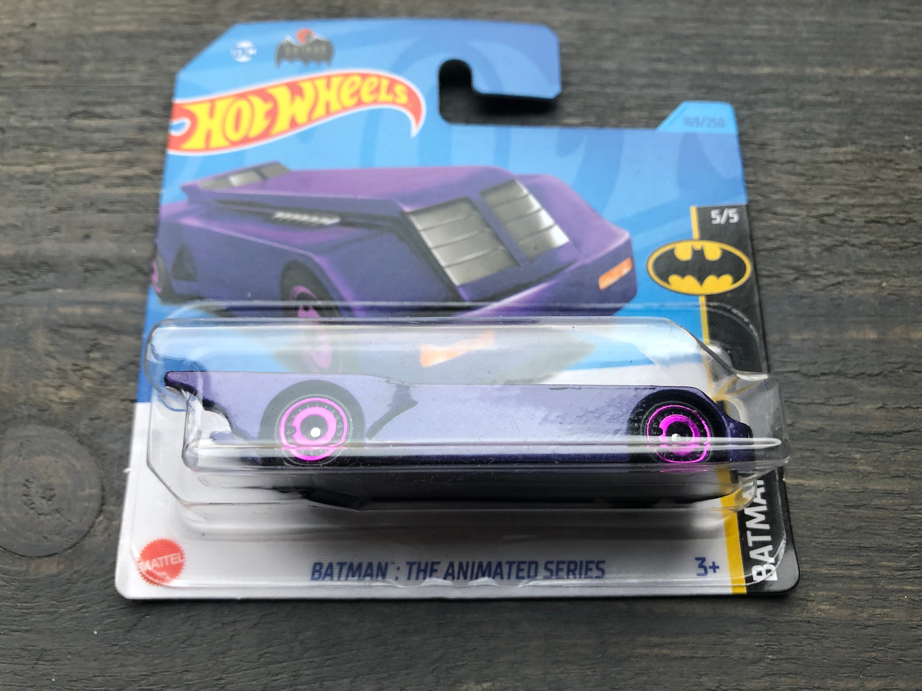 Batman Batmobile Purple Mattel HOT WHEELS Batman Animated Series ...