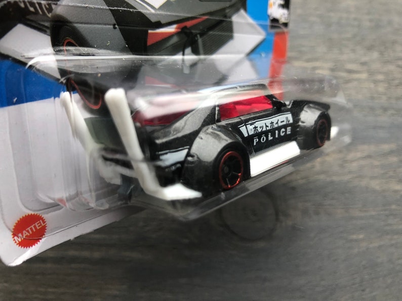 Mad Manga Japan Police JDM Art Mattel HOT WHEELS Rescue 1:64 Miniature ...