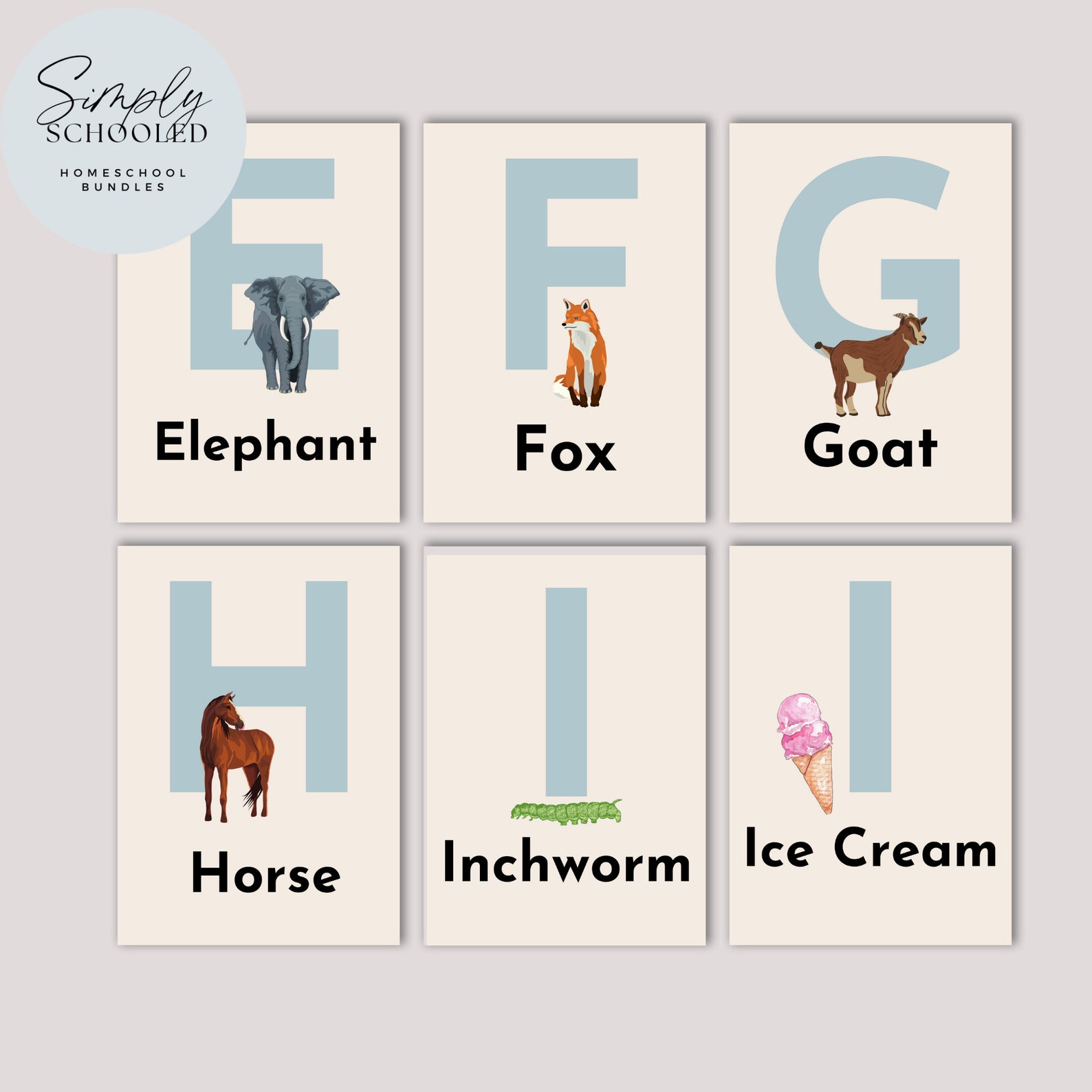 Alphabet Flashcards, Long Vowel Cards, Homeschool, Preschool ...