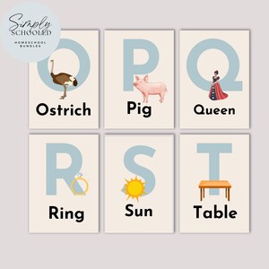 Alphabet Flashcards, Long Vowel Cards, Homeschool, Preschool ...