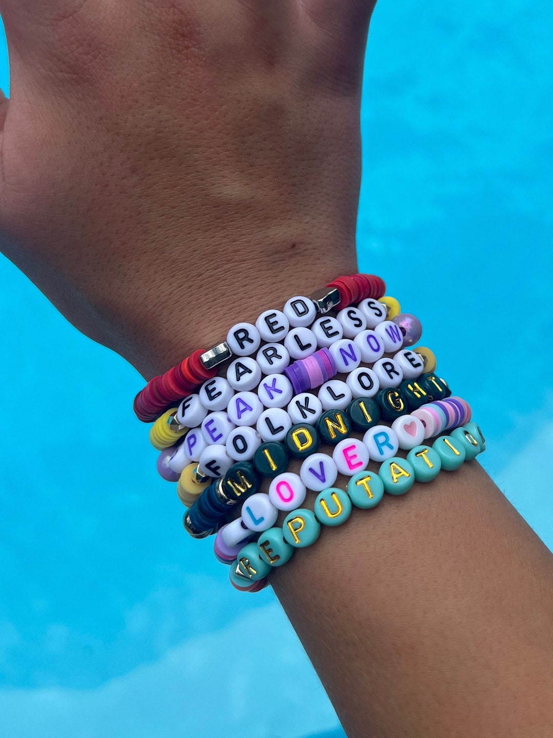 Swifty Taylor Swift Eras Bracelet Stack - Etsy