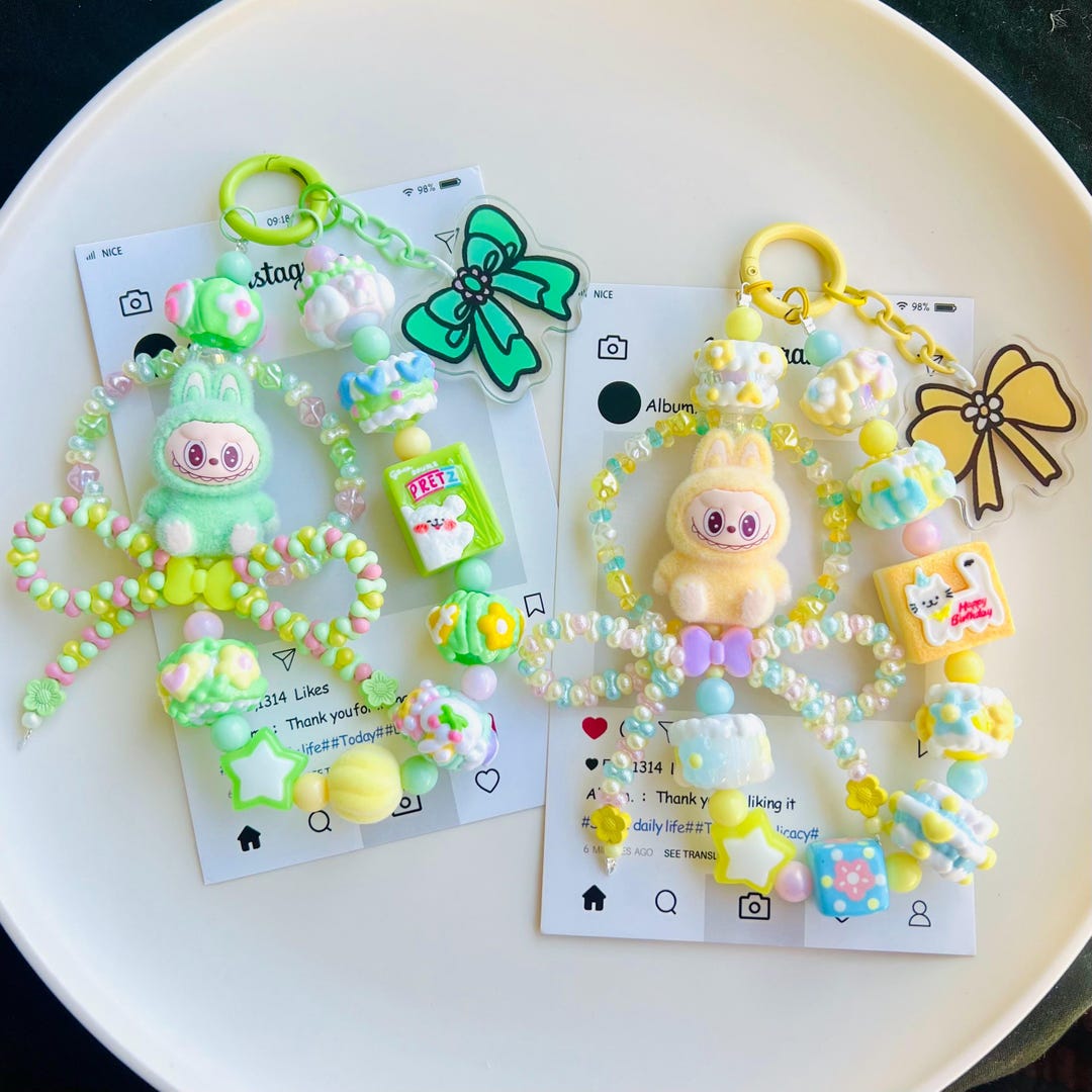 Labubu Popmart Figure Phonecharm Phonestrap Keychain Bagcharm ...