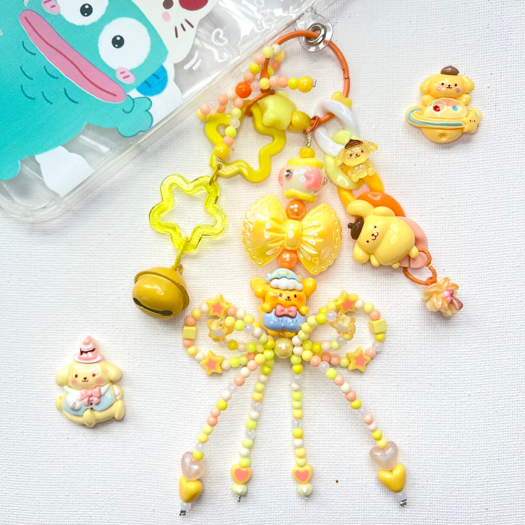 Sanrio Pachacco Beads.cute Phone Charm,cute Phone Charm Straps,beaded ...