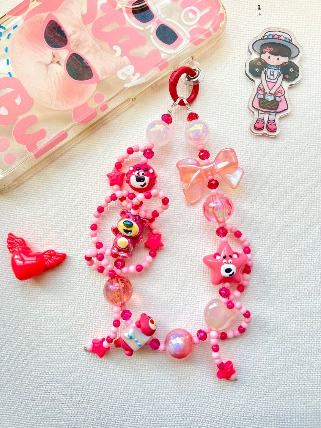 Toy Story Lotso Beads Cute Phone Charmcolorful Y2k Kawaii - Etsy Toy Story Lotso Beads Cute Phone Charmcolorful Y2k Kawaii - Etsy