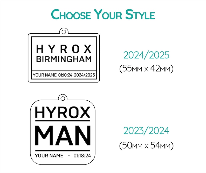 HYROX PATCH STYLE | Christmas Decoration | Black and Yellow String - Etsy