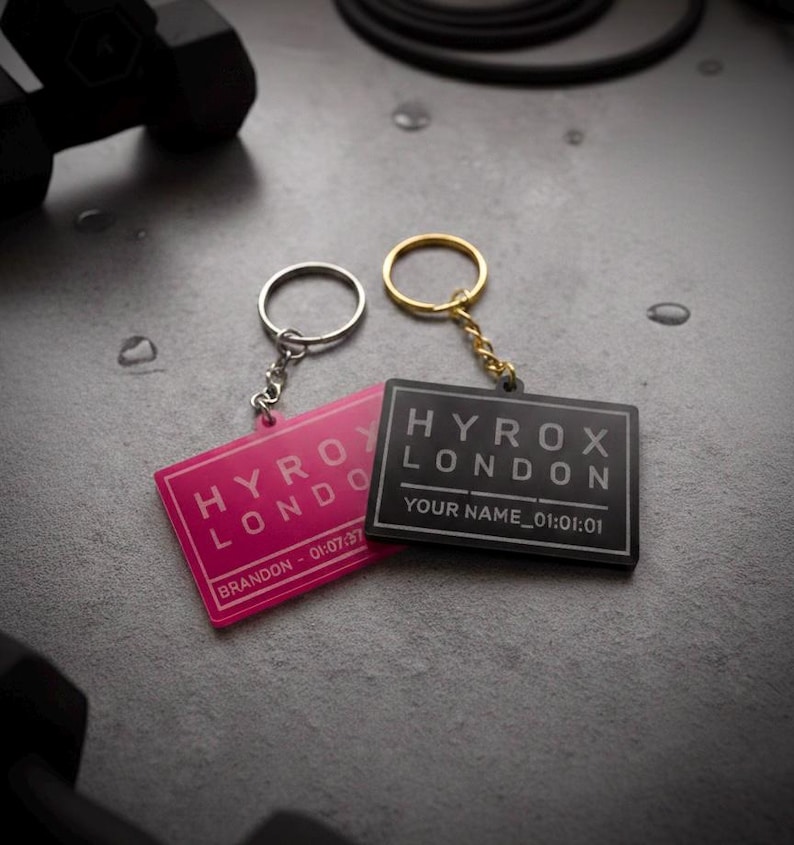 Buy Hyrox Patch Style Keyring | Personalised Hyrox Key Chain Online in ...