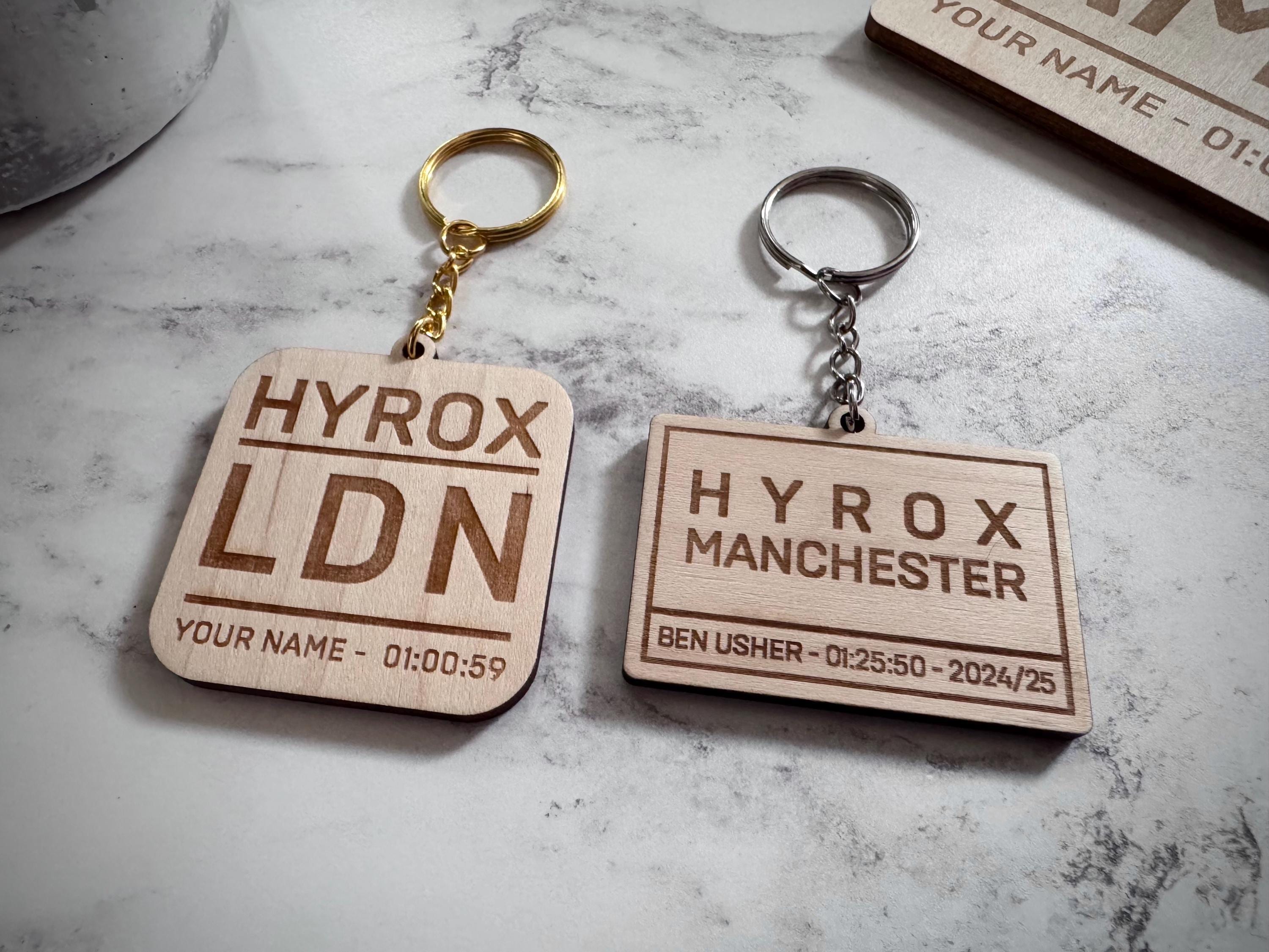 Buy Hyrox Patch Style Keyring | Personalised Hyrox Key Chain Online in ...