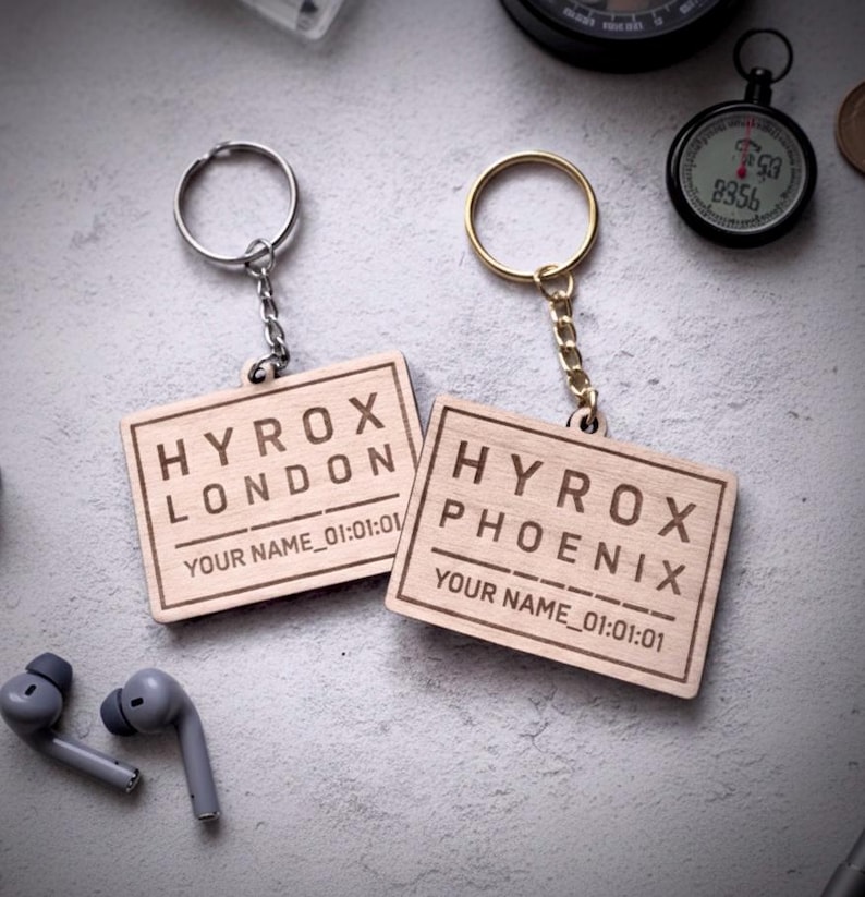 Buy Hyrox Patch Style Keyring | Personalised Hyrox Key Chain Online in ...