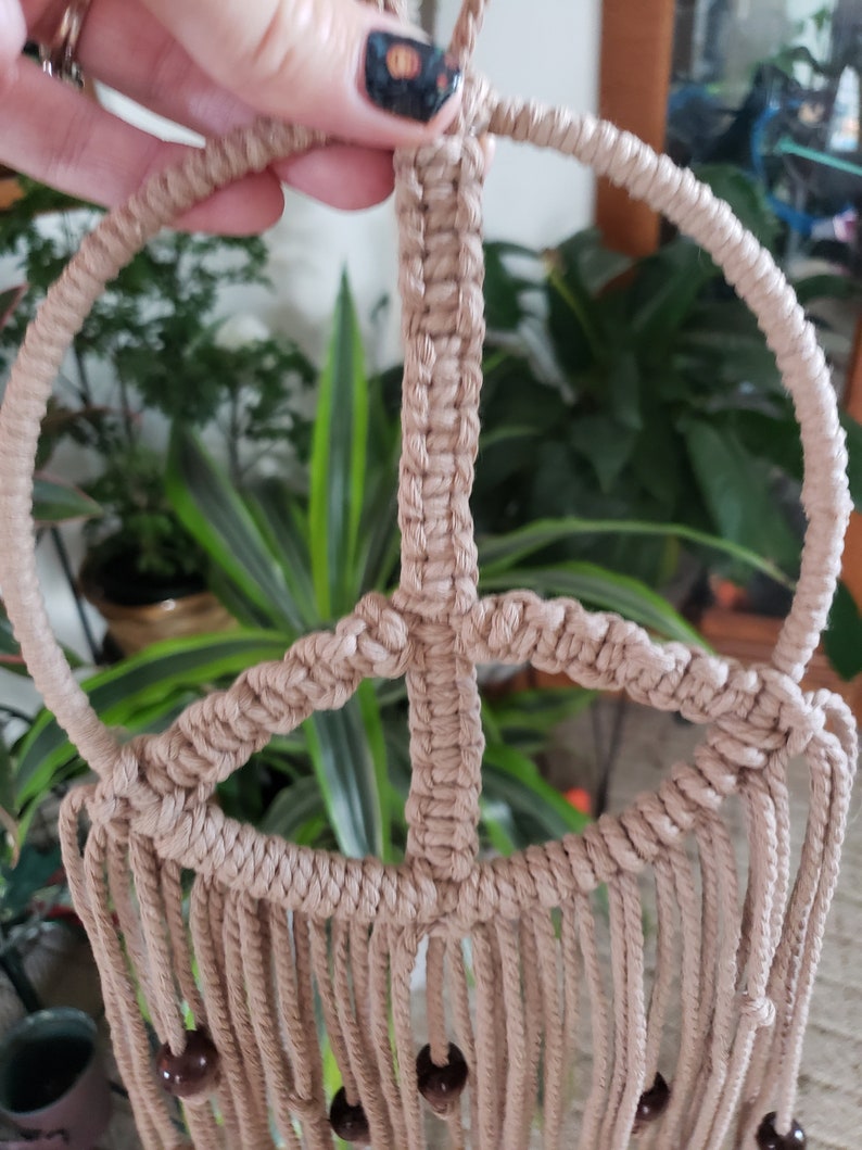 Macrame Peace Sign - Hippie Decor - Home Decor - Wall Hanging - Boho ...