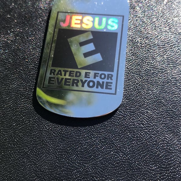 Jesus Dog Tag - Etsy