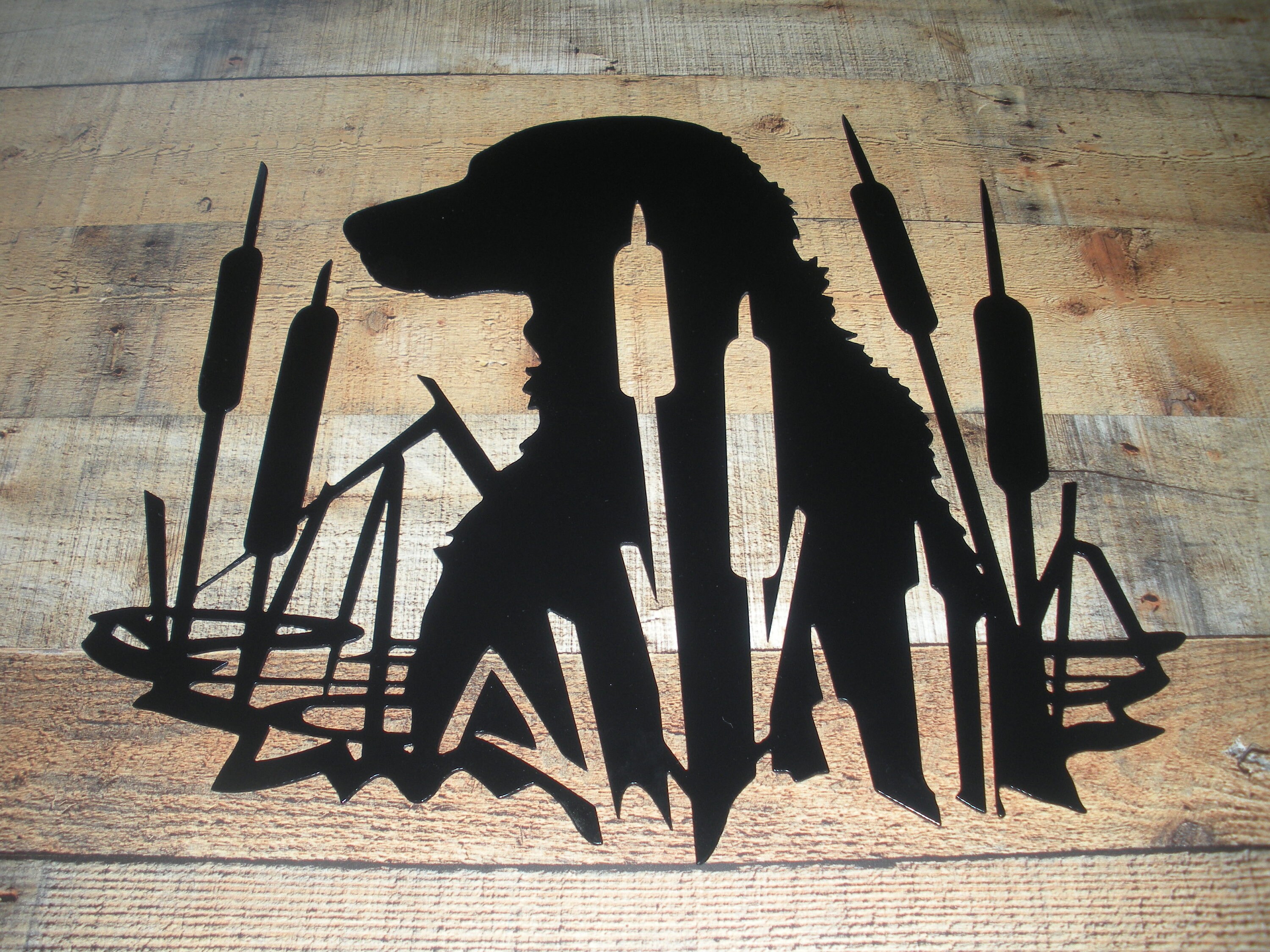 Lab & Cat Tails Metal Art - Etsy