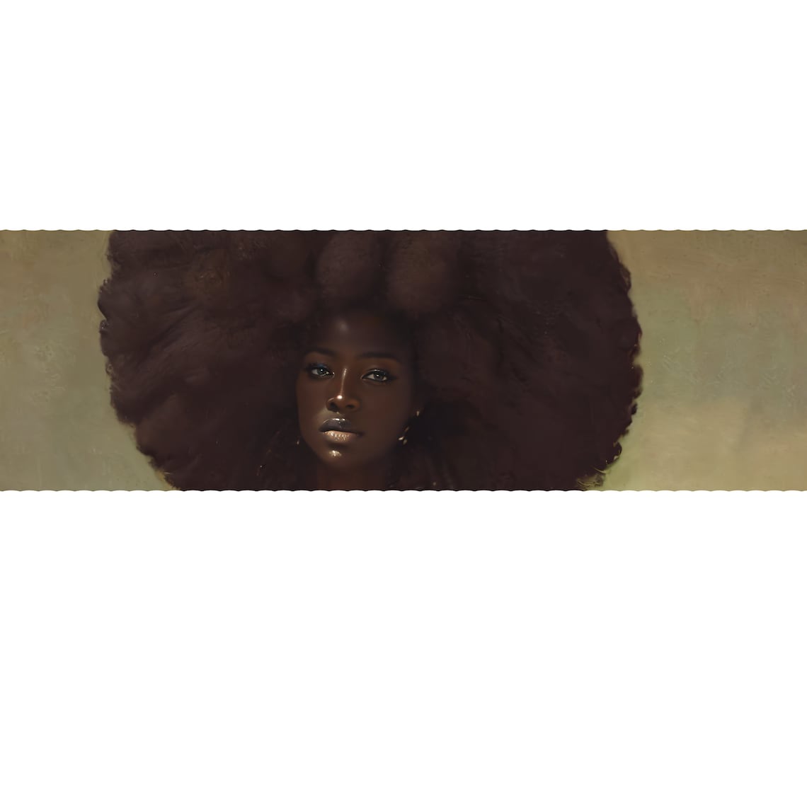 Black Woman Afro Art Print, "the Shining" Movie Inspired, Original ...
