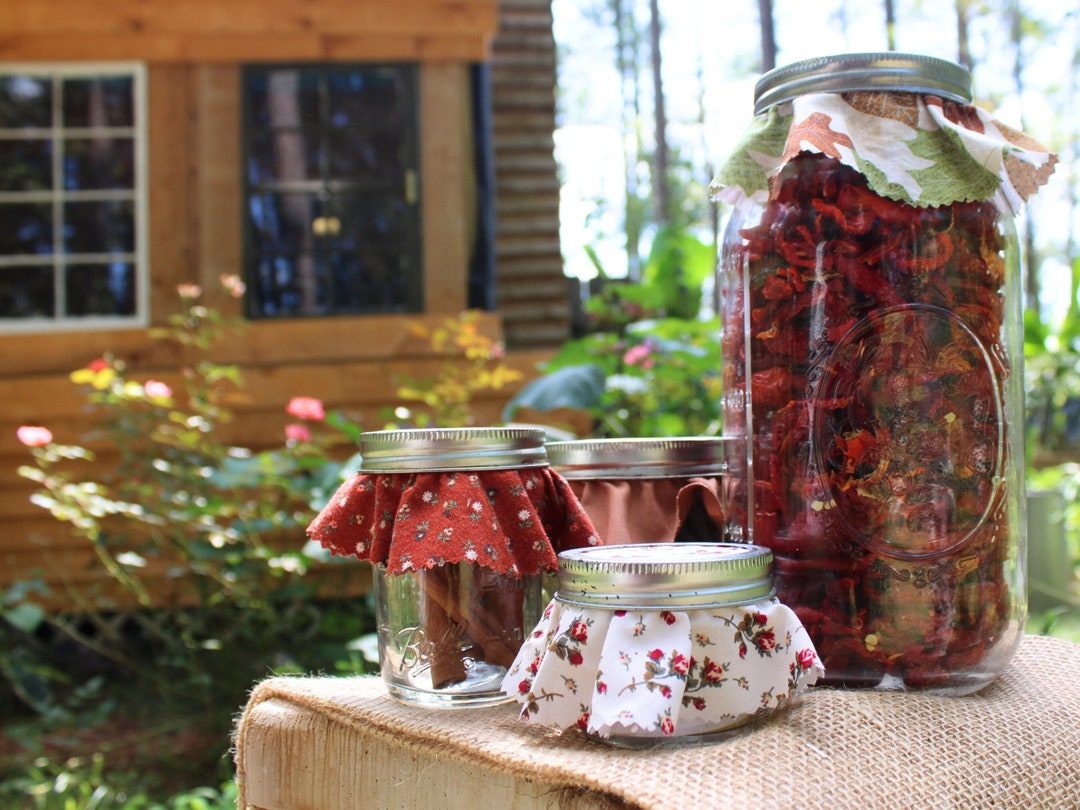 AUTUMN FALL Themed Jam Jar Covers I Mason Jar Covers I - Etsy