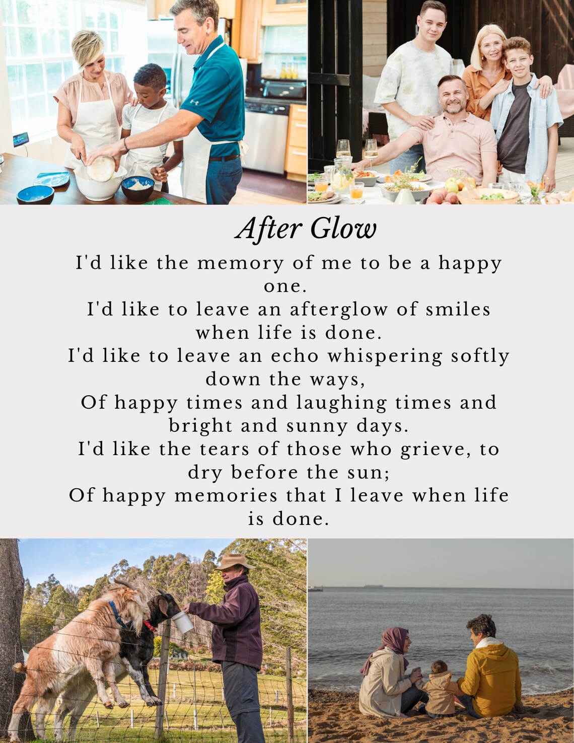 Funeral Program Template Funeral Prayer Card Editable - Etsy