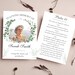 Funeral Prayer Card Digital Template, Funeral Program, Editable Poem ...