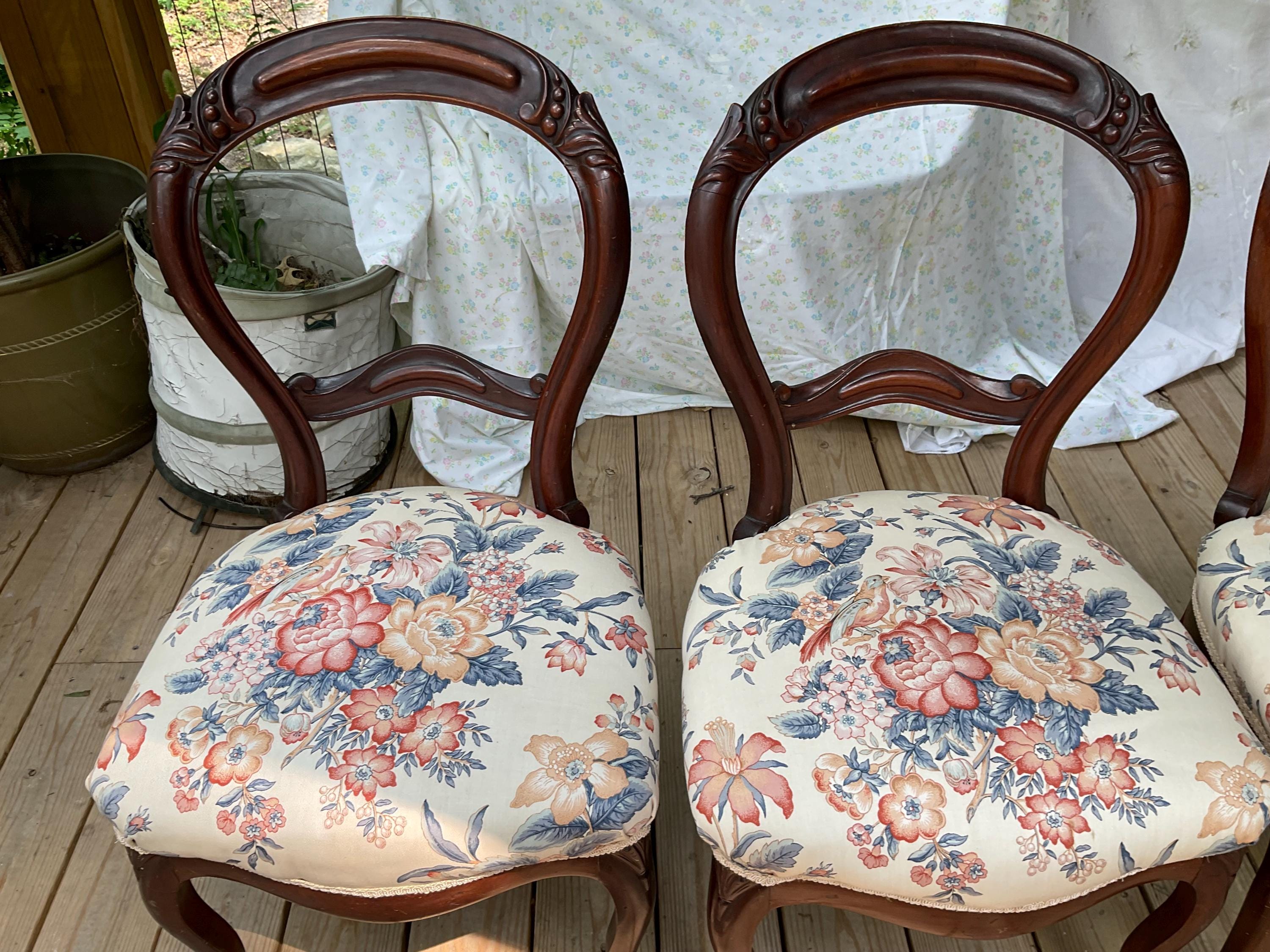 Antique Vintage French Ballon Chairs - Etsy