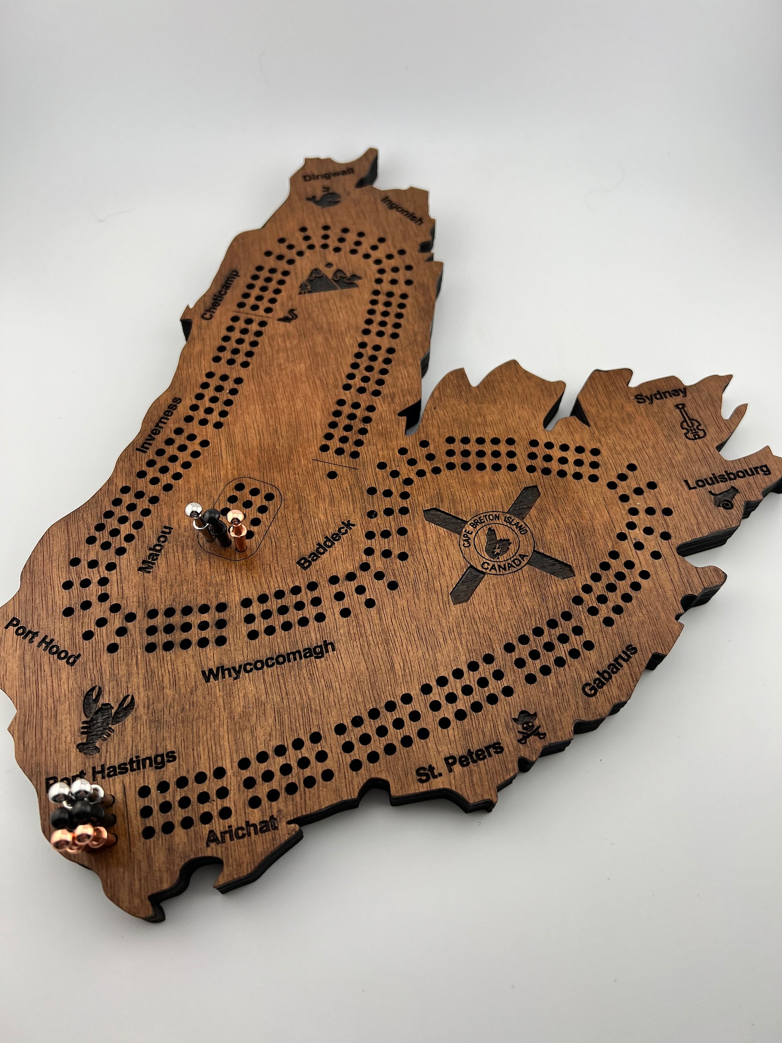 Homemade Cribbage Boards - Original Designs - Atlantic Canada Series - Etsy