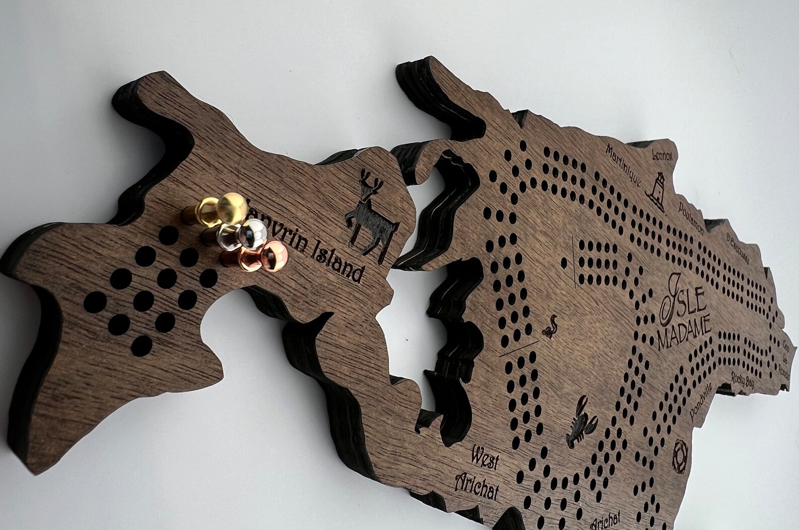 Homemade Cribbage Boards - Original Designs - Atlantic Canada Series - Etsy