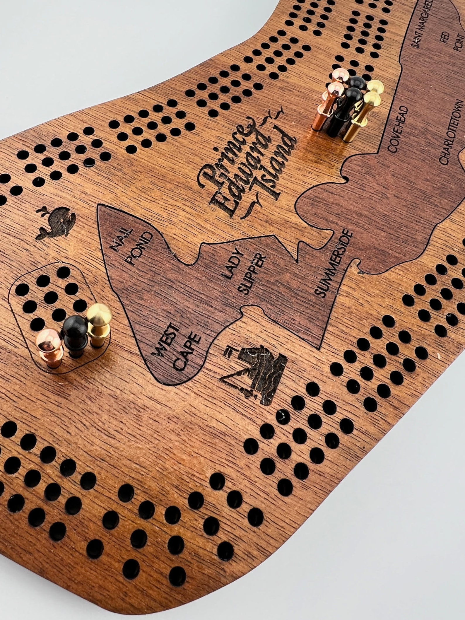 Homemade Cribbage Boards - Original Designs - Atlantic Canada Series - Etsy