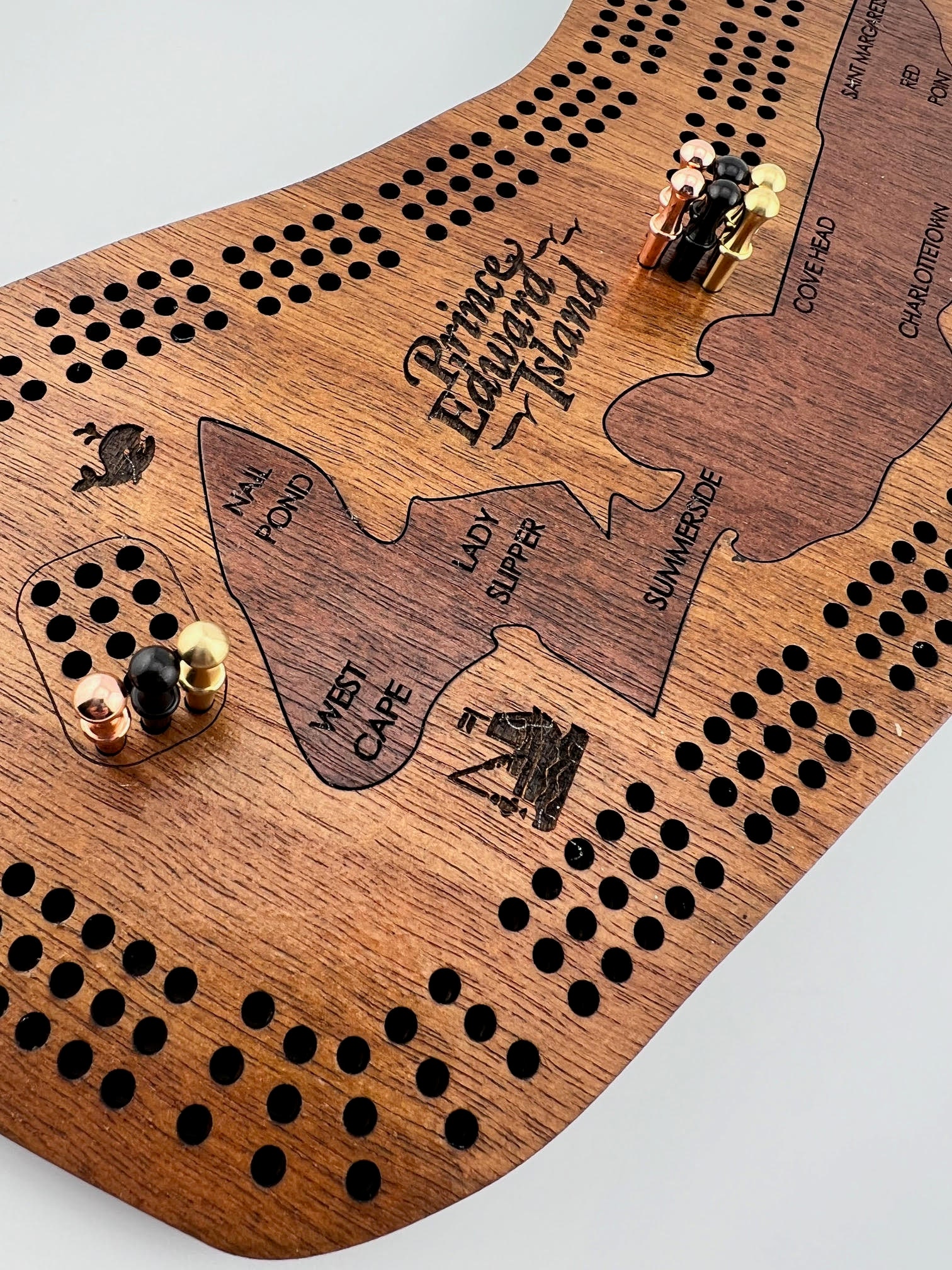 Homemade Cribbage Boards - Original Designs - Atlantic Canada Series - Etsy