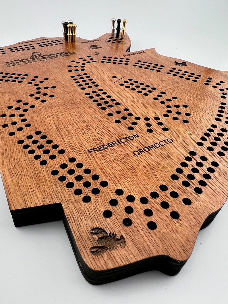 Homemade Cribbage Boards - Original Designs - Atlantic Canada Series - Etsy