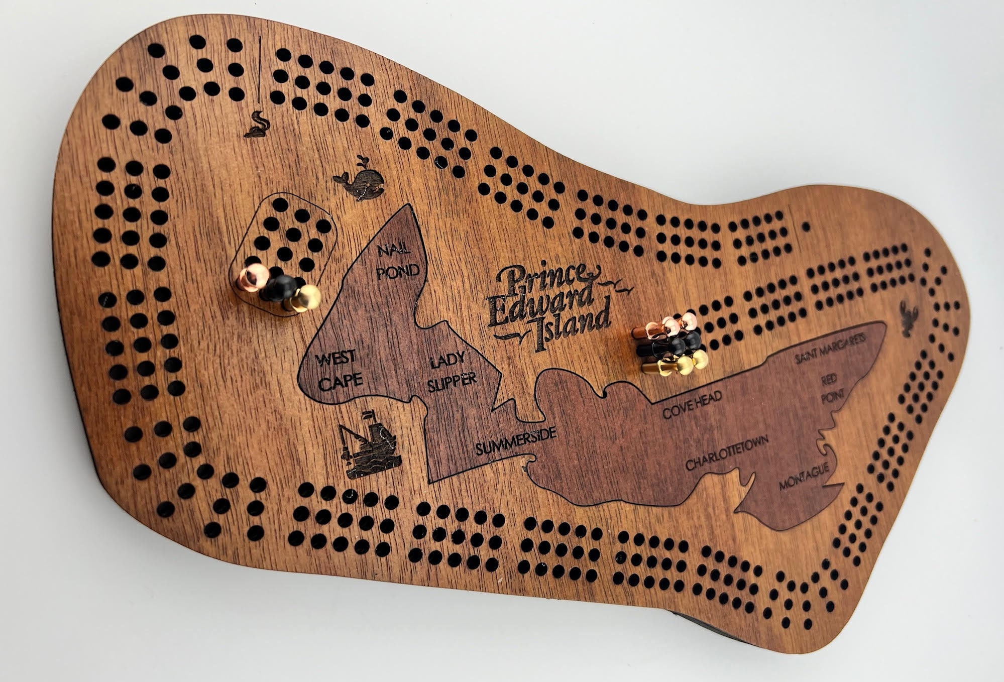 Homemade Cribbage Boards - Original Designs - Atlantic Canada Series - Etsy