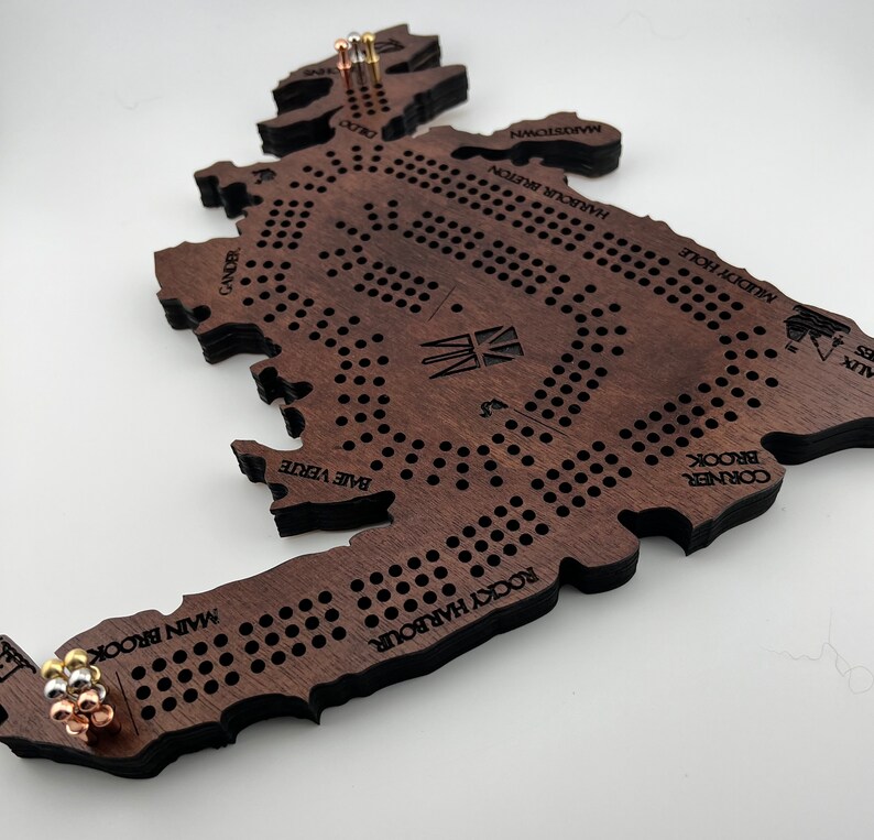 Homemade Cribbage Boards - Original Designs - Atlantic Canada Series - Etsy