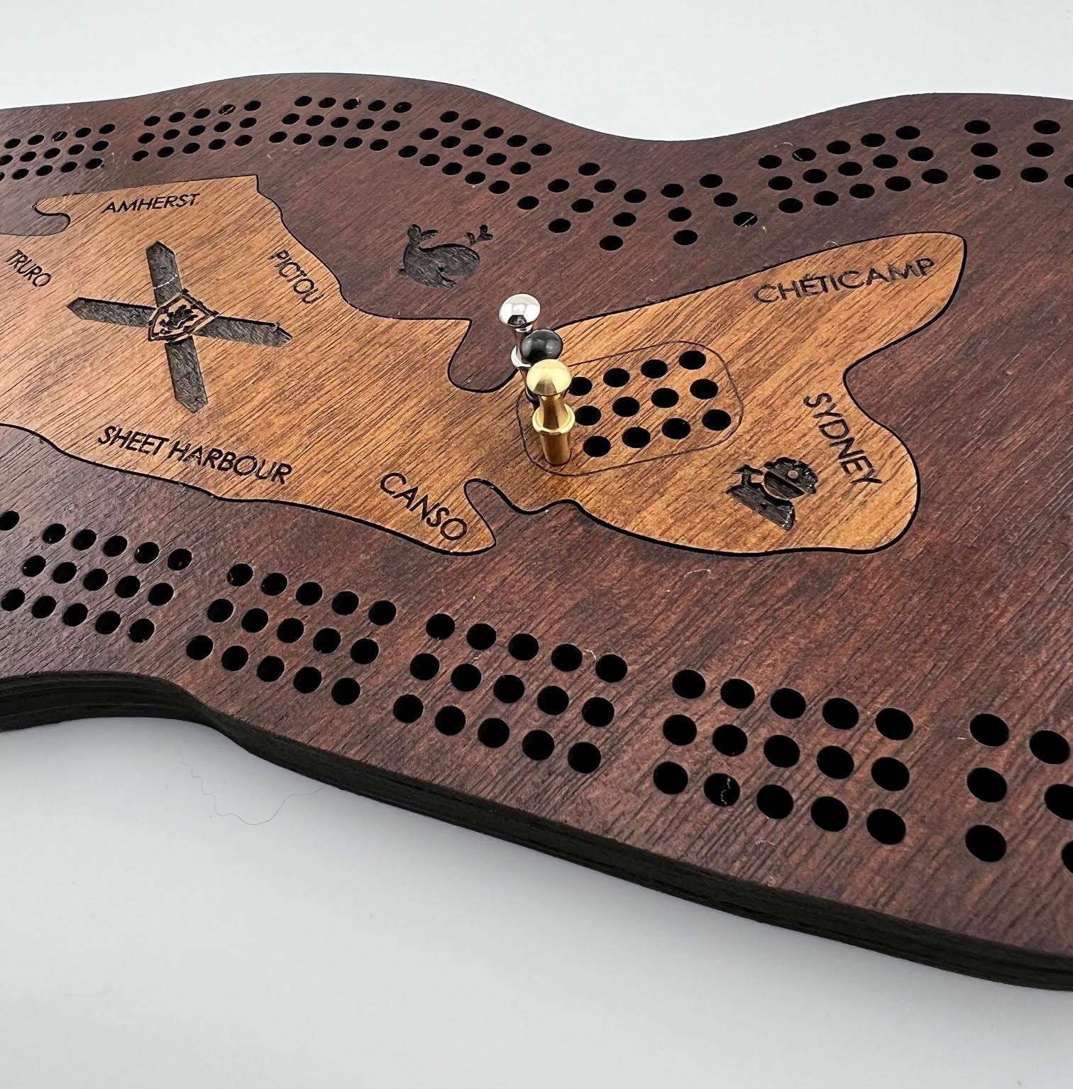 Homemade Cribbage Boards - Original Designs - Atlantic Canada Series - Etsy