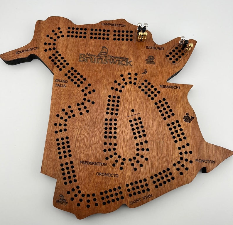 Homemade Cribbage Boards - Original Designs - Atlantic Canada Series - Etsy