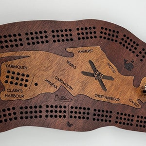 Homemade Cribbage Boards - Original Designs - Atlantic Canada Series - Etsy