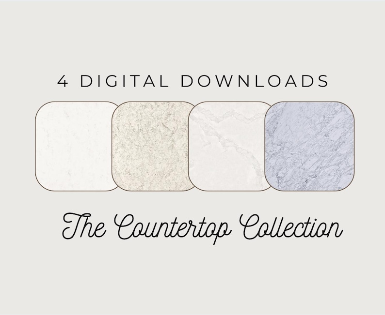 The Countertop Collection 4 Digital Downloads - Etsy