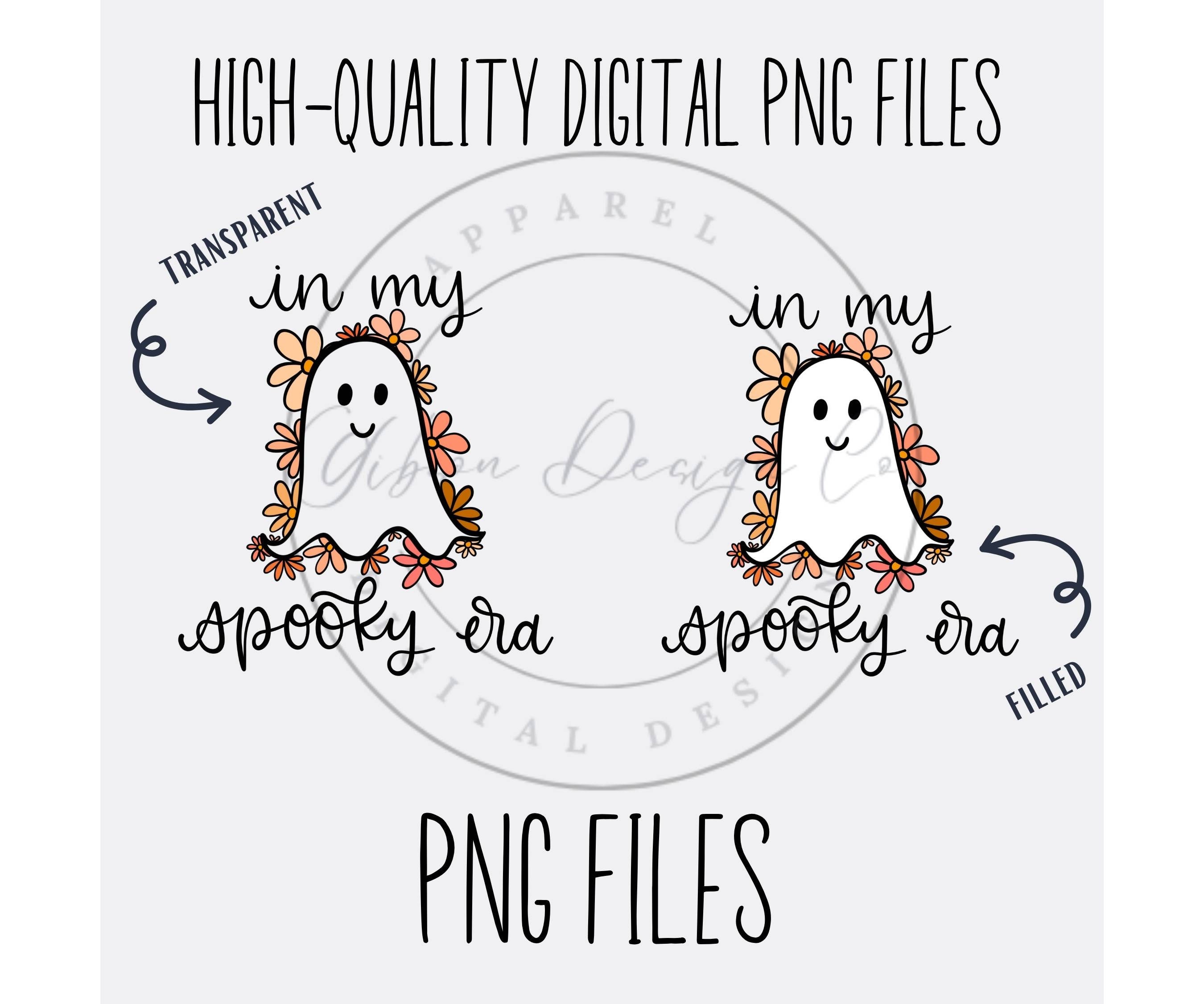 Pink Retro in My Spooky Era Ghost PNG | Halloween Ghost PNG | Cute ...