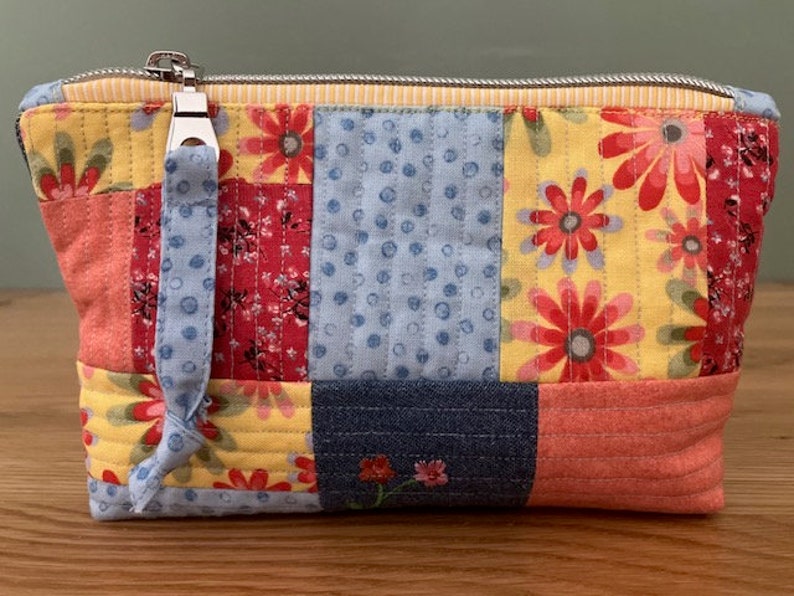 Patchwork Pouch - Etsy