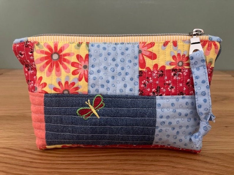 Patchwork Pouch - Etsy