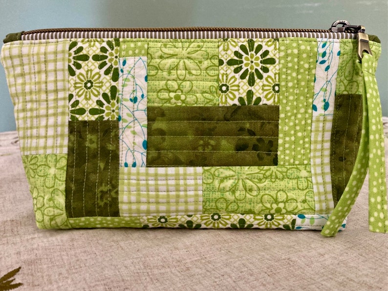 Quilted Patchwork Pouch - Etsy