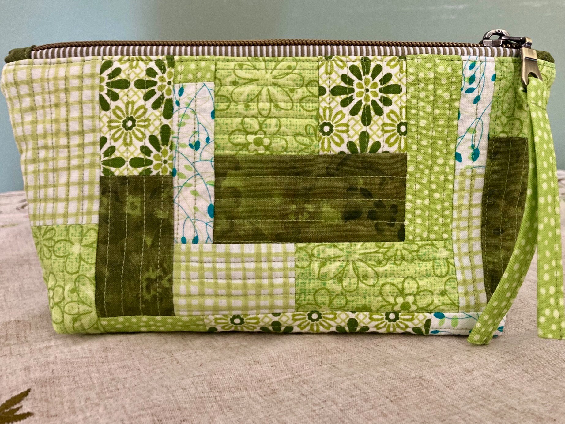 Quilted Patchwork Pouch - Etsy