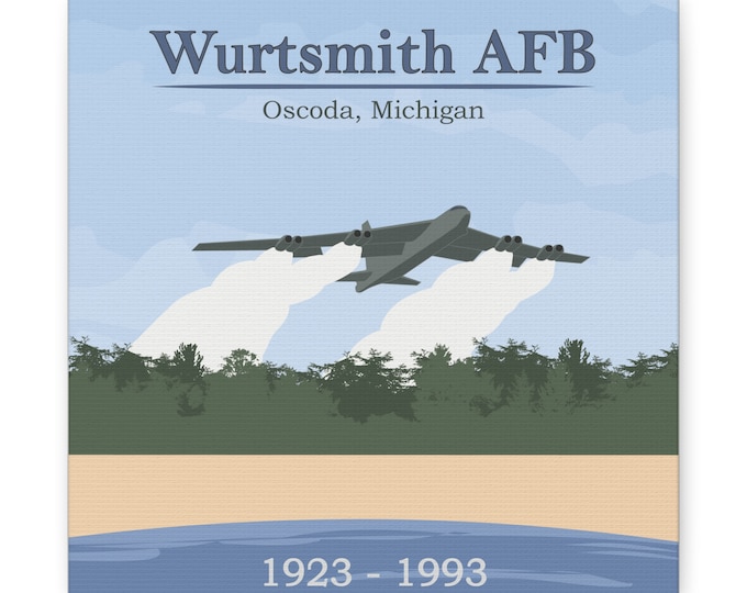 Lumberman's Monument Souvenir Plate, Oscoda, Michigan, Ausable River ...