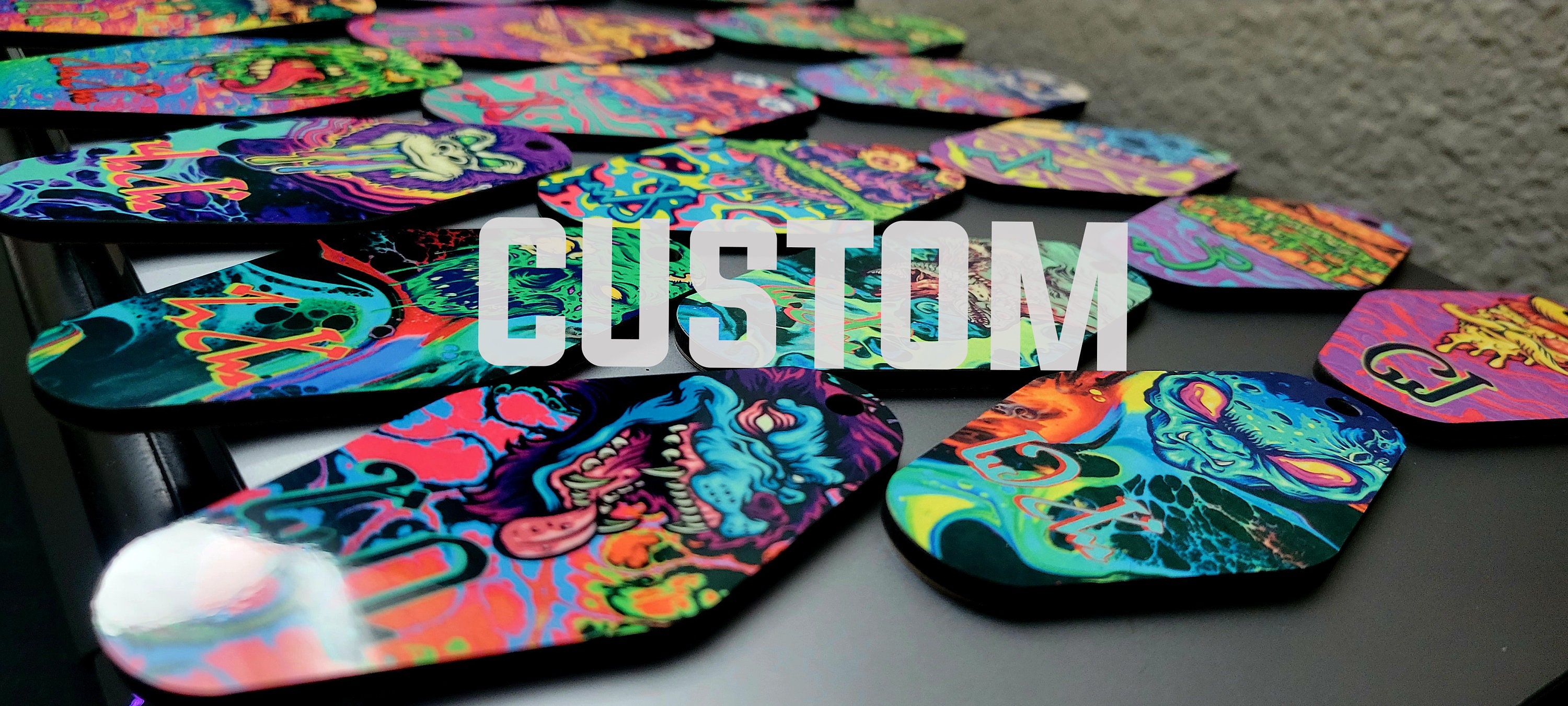 Custom MDF Disc Golf Bag Tags - Etsy