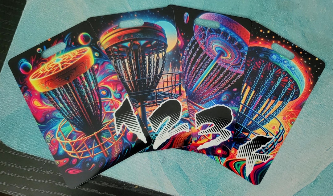 Disc Golf Bag Tags set of 4 - Etsy