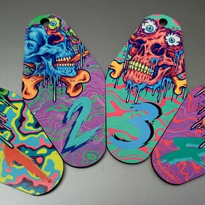 Custom MDF Disc Golf Bag Tags - Etsy