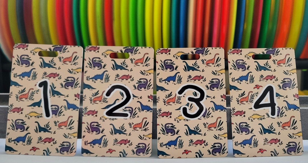 Disc Golf Bag Tags (set of 4) - Etsy