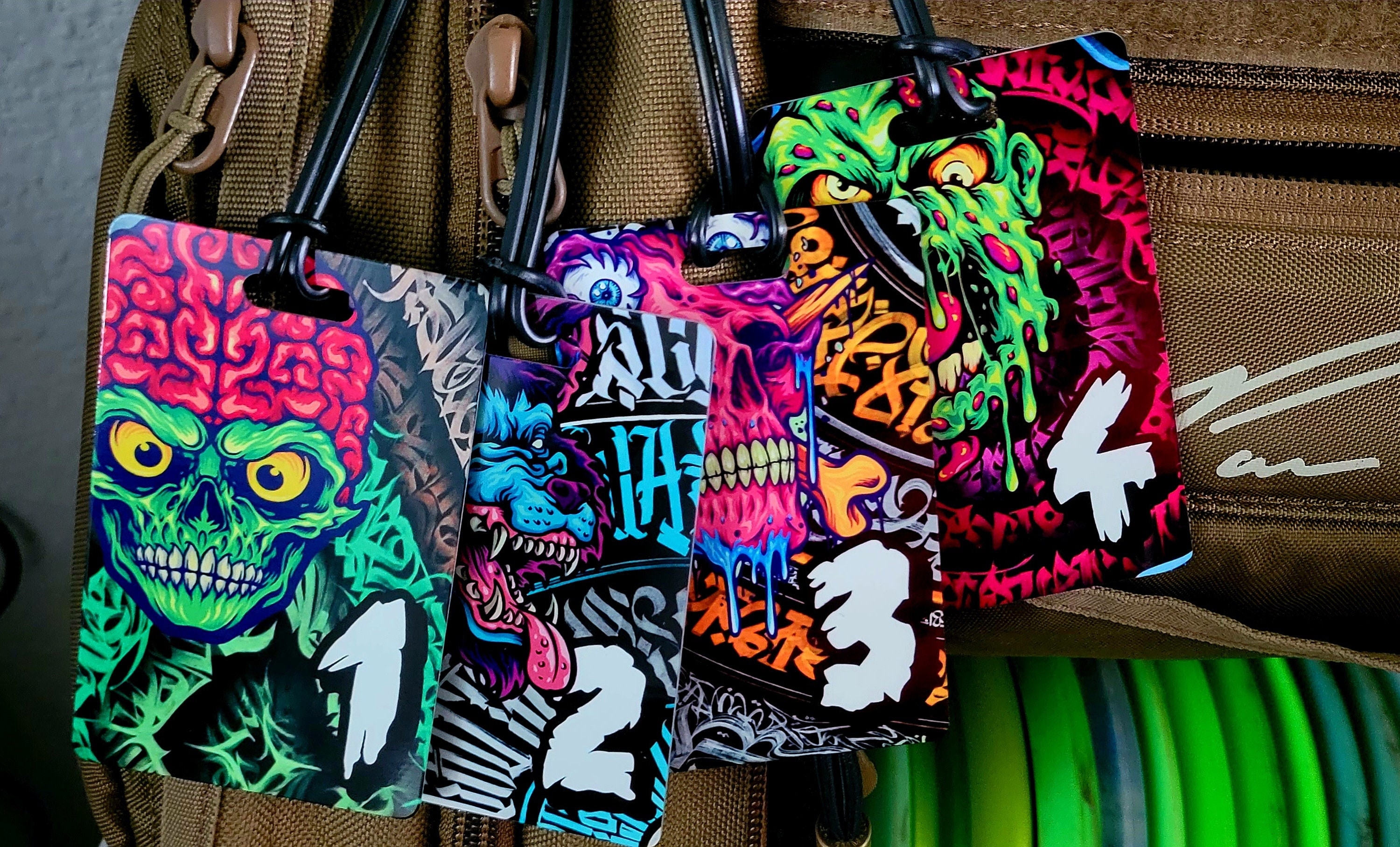 Disc Golf Bag Tags (set of 4) - Etsy
