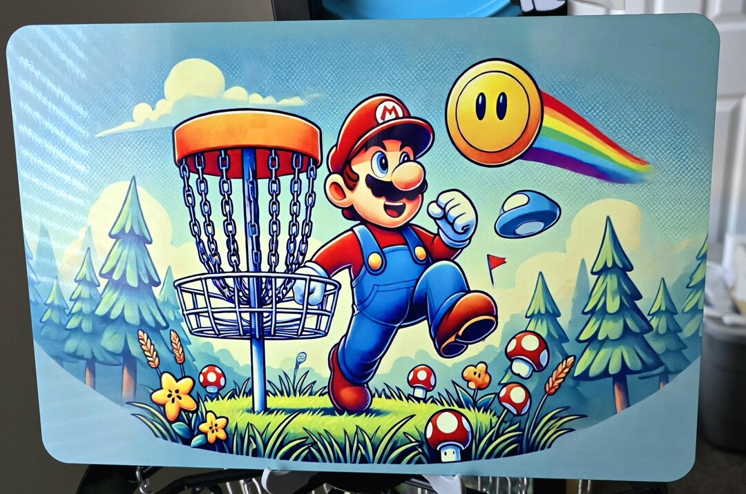Mario Disc Golf Metal Wall Art - Etsy