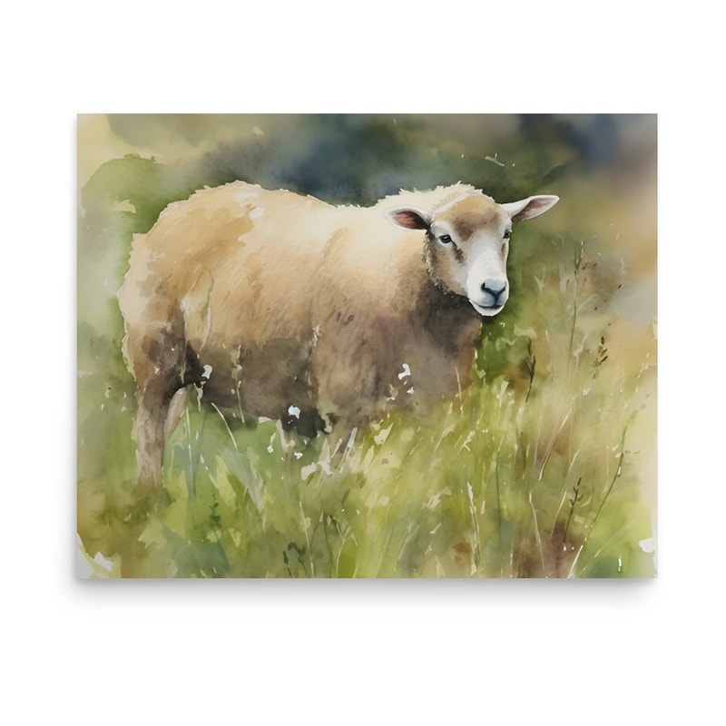 Sheep Painting - Etsy