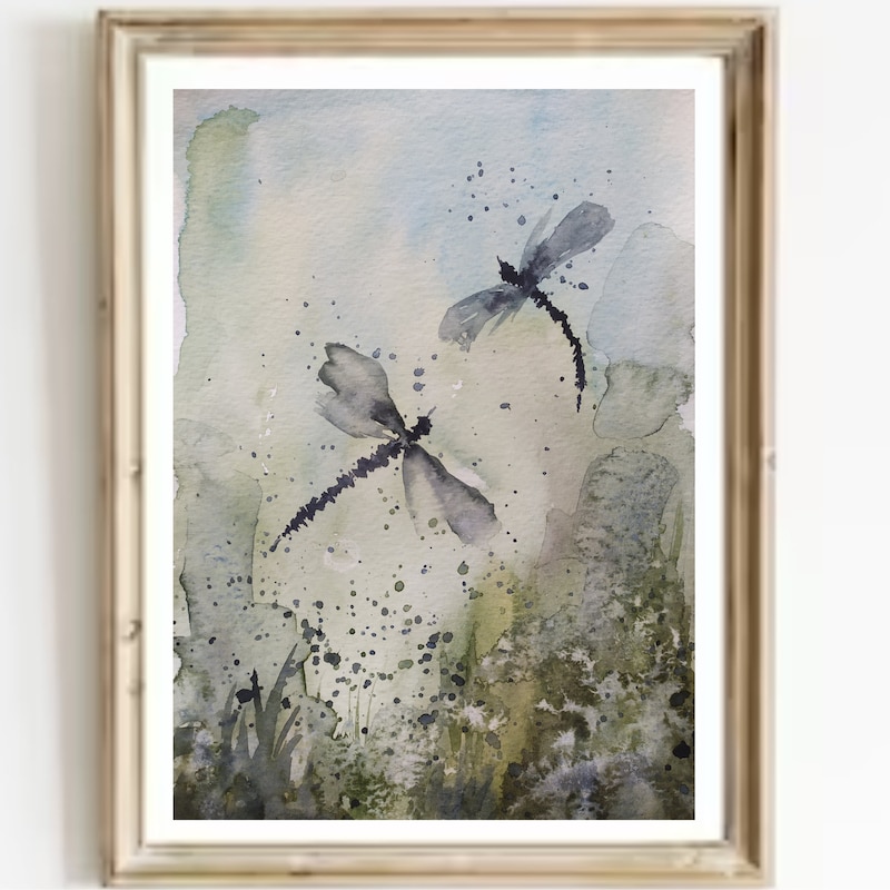 Dragonfly Print - Etsy
