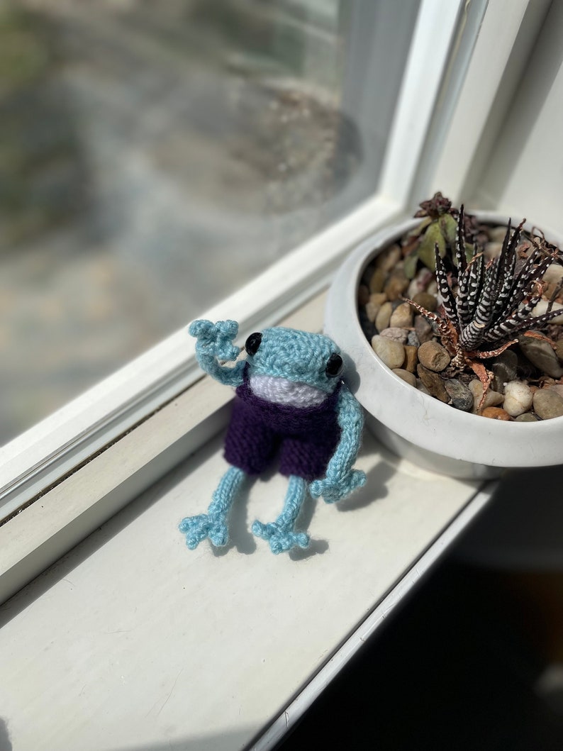 Custom Knitted Frog *OVERALLS ONLY* - Etsy