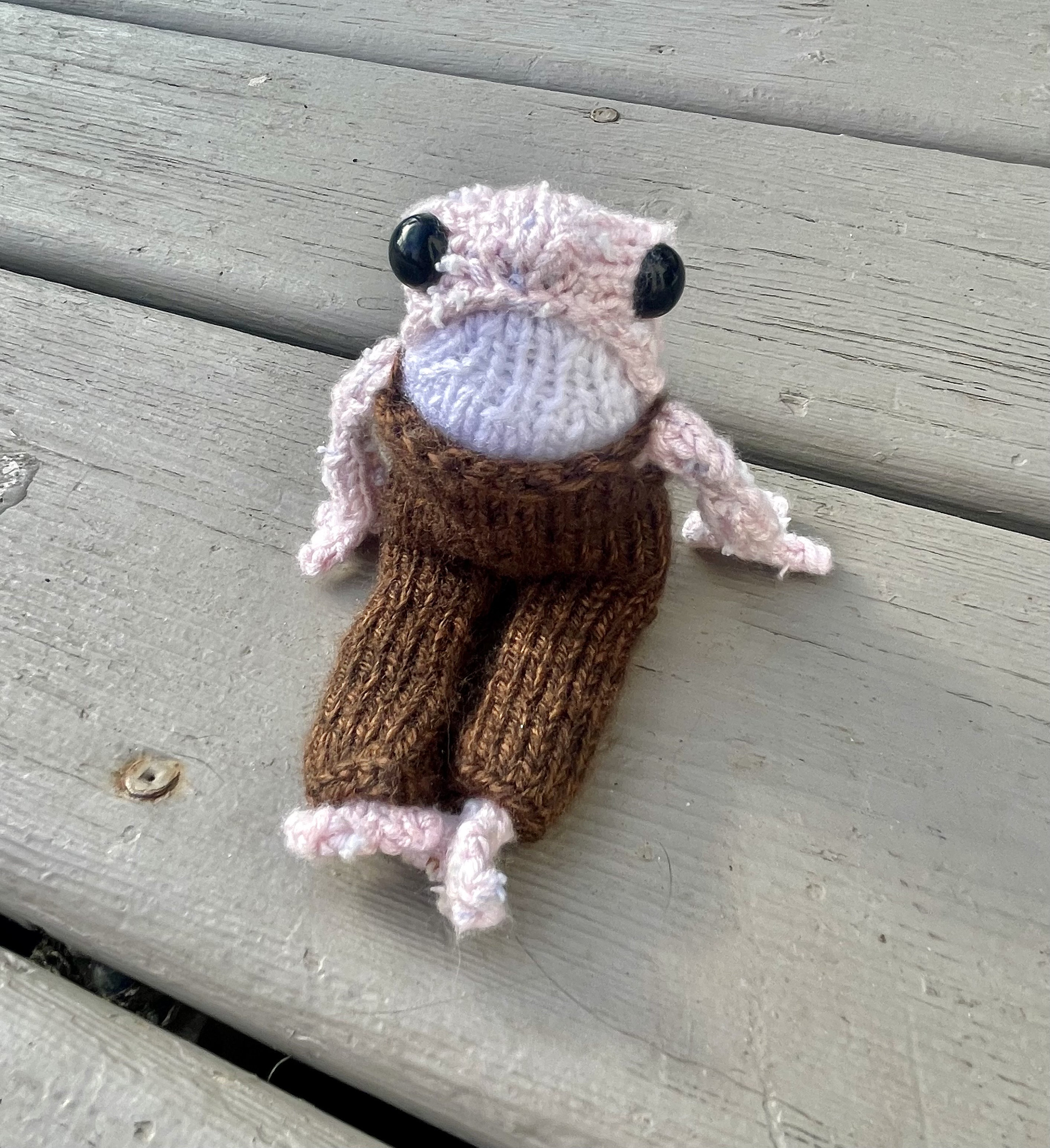 Custom Knitted Frog *OVERALLS ONLY* - Etsy