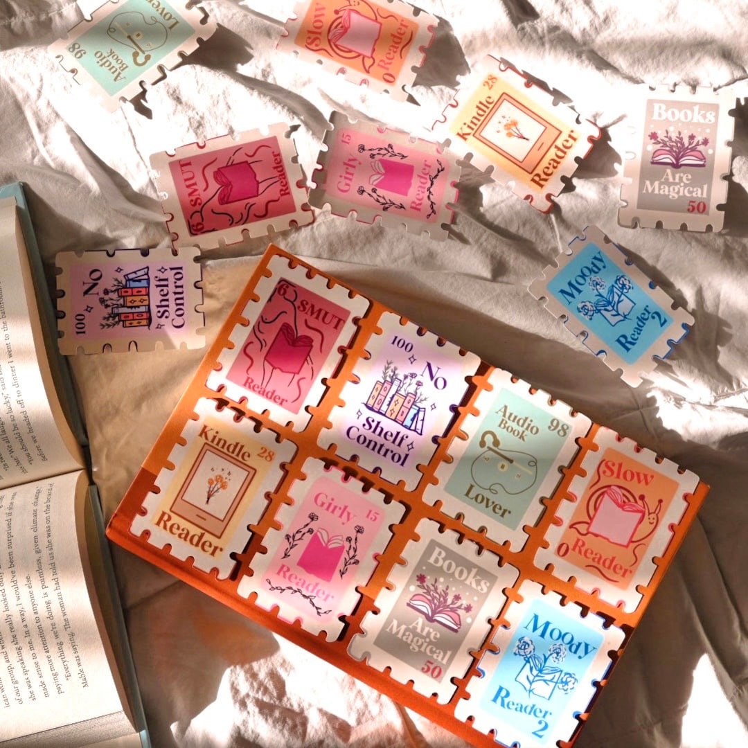Reader Stamp Stickers: Matte Finish, Books & Kindle - Etsy