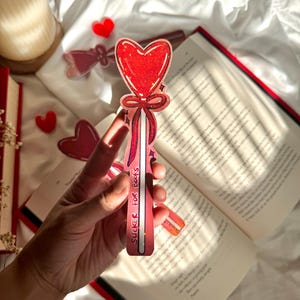 Holographic Valentines Bookmark Set or Individual | Ribbon, Hearts ...